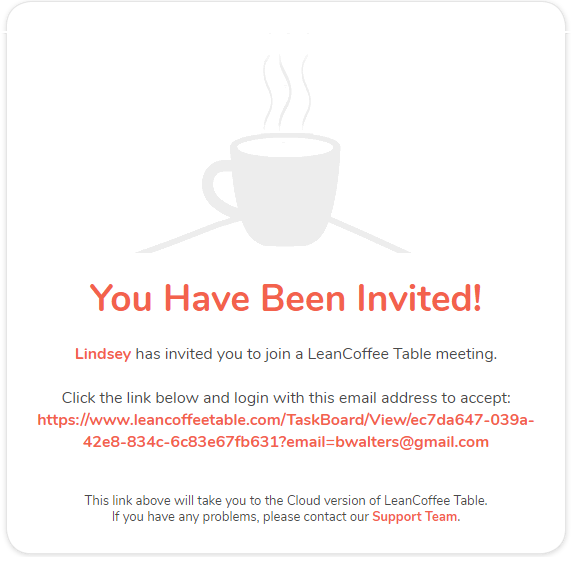 Setting up a Lean Coffee meeting